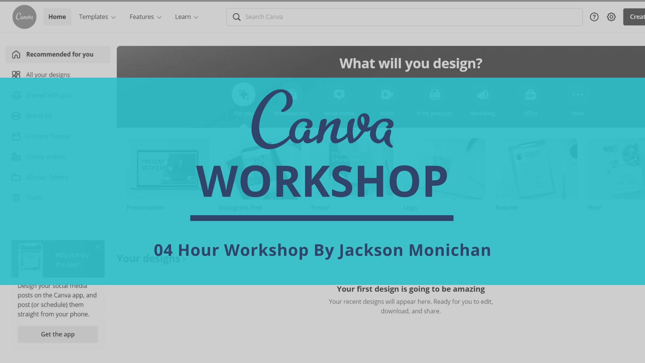 02 Day Canva Workshop Learn How To Design Graphics Effectively