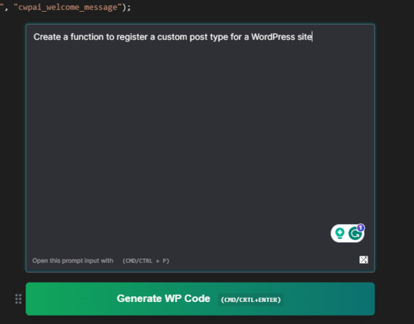 CodeWP Tutorial: How to Generate PHP Codes without Hassle?