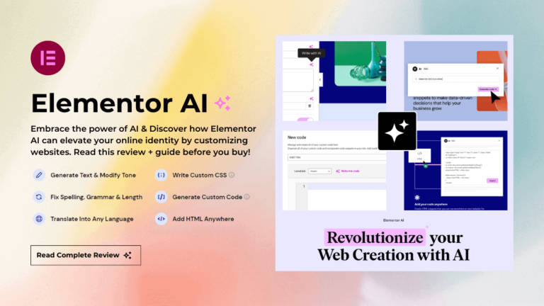 Elementor AI Review: Read this Guide before you BUY!